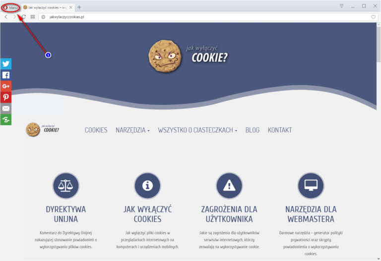 Jak wyłączyć pliki cookies? » Jak wyłączyć cookies